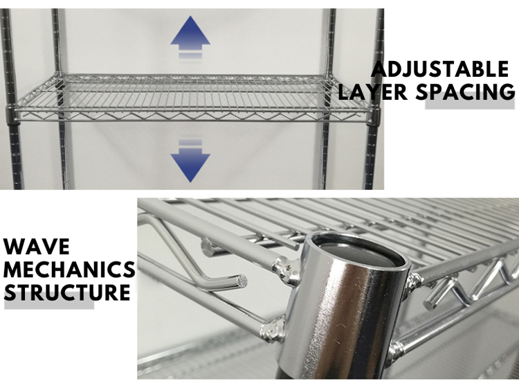 Heavy Duty Chrome ESD Anti-static SMD Reel Frame Wire Shelf Trolley for ...